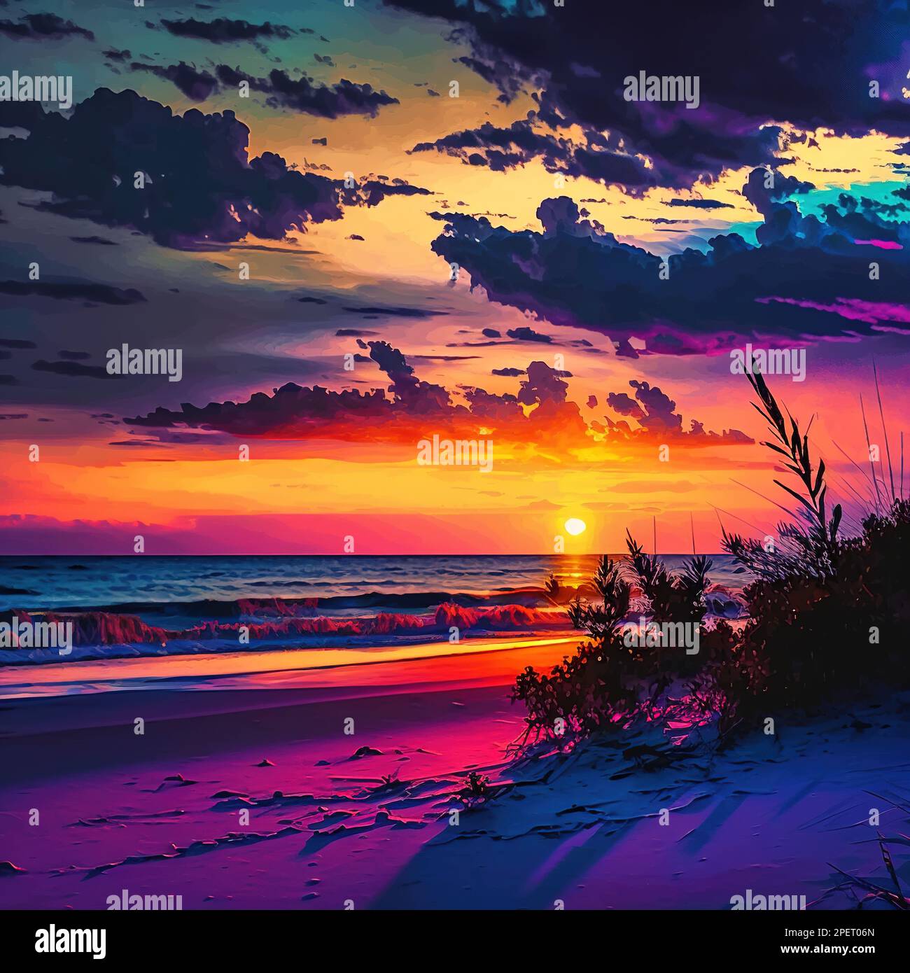 Fantasy sunsets hi-res stock photography and images - Alamy