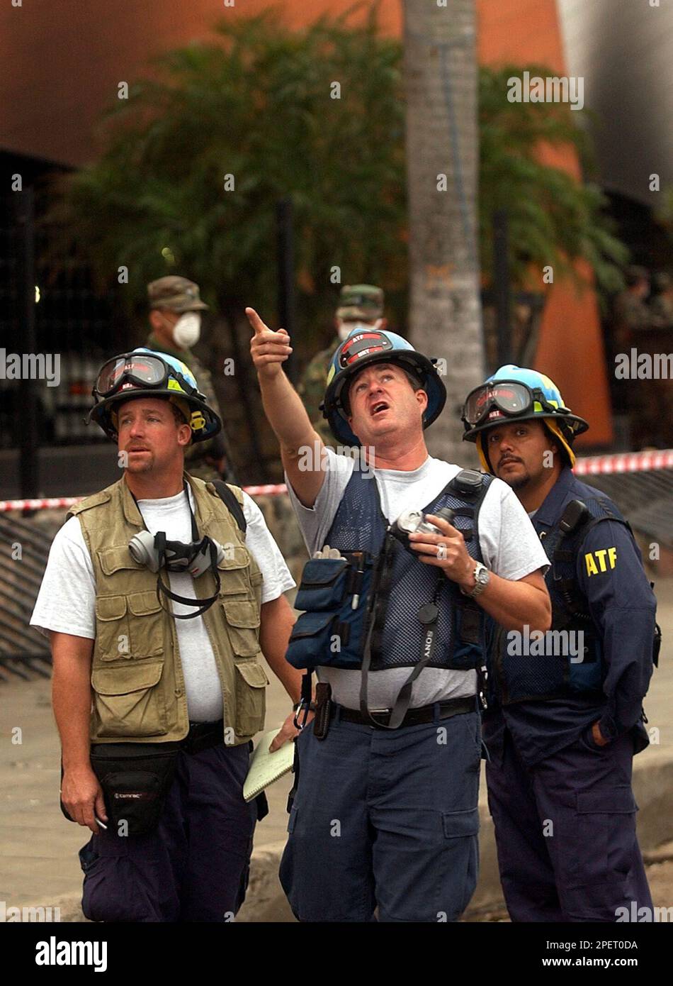 Three experts from the Bureau of Alcohol, Tobacco and Firearms (ATF ...