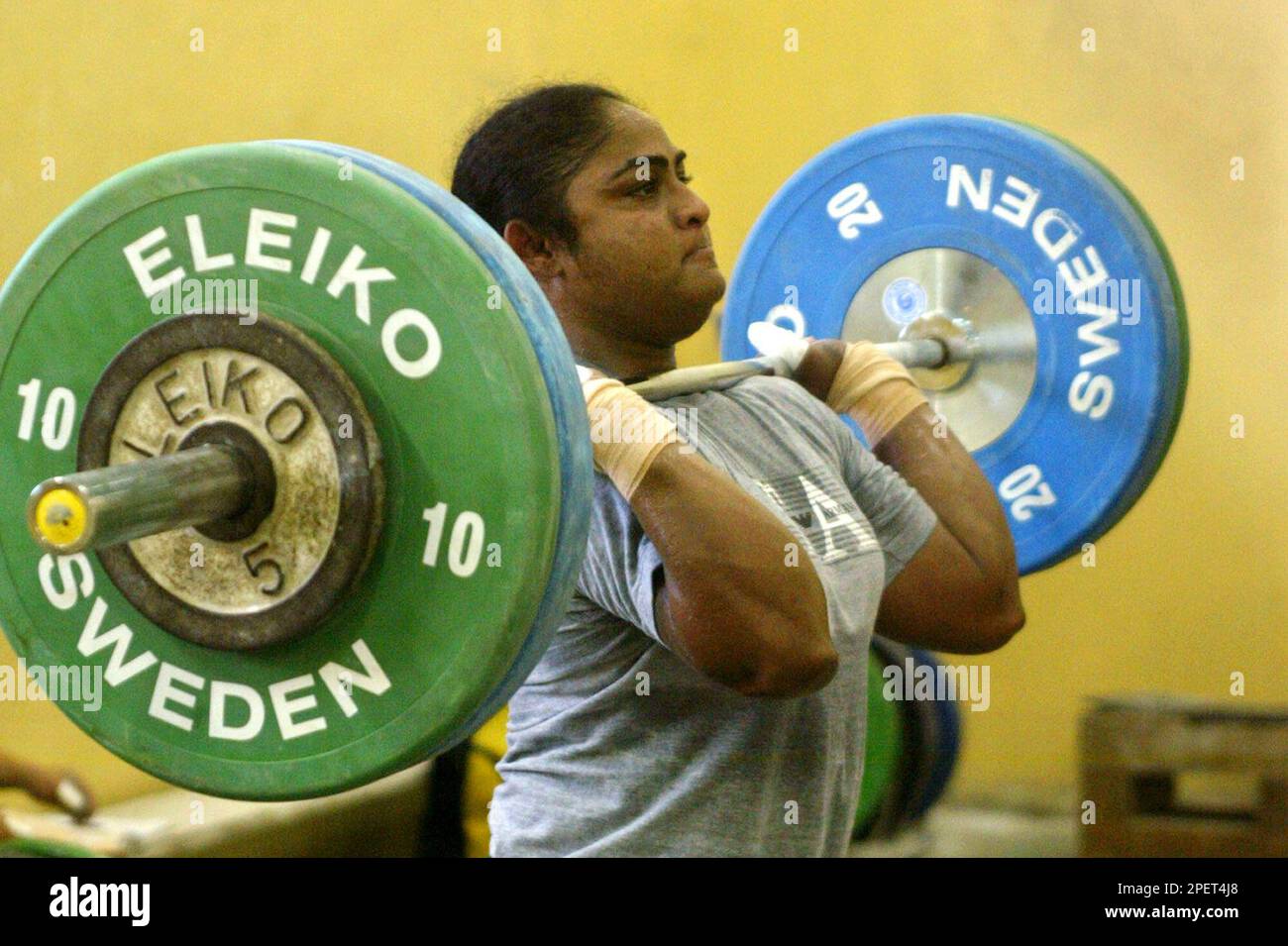 Indian weightlifter Karnam Malleswari who is competing in the upcoming ...