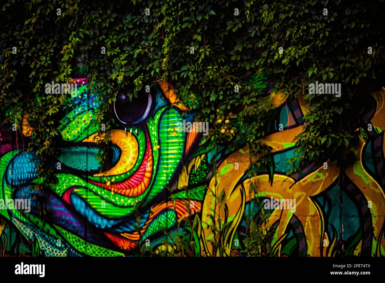 Wonder woman mural hi-res stock photography and images - Alamy