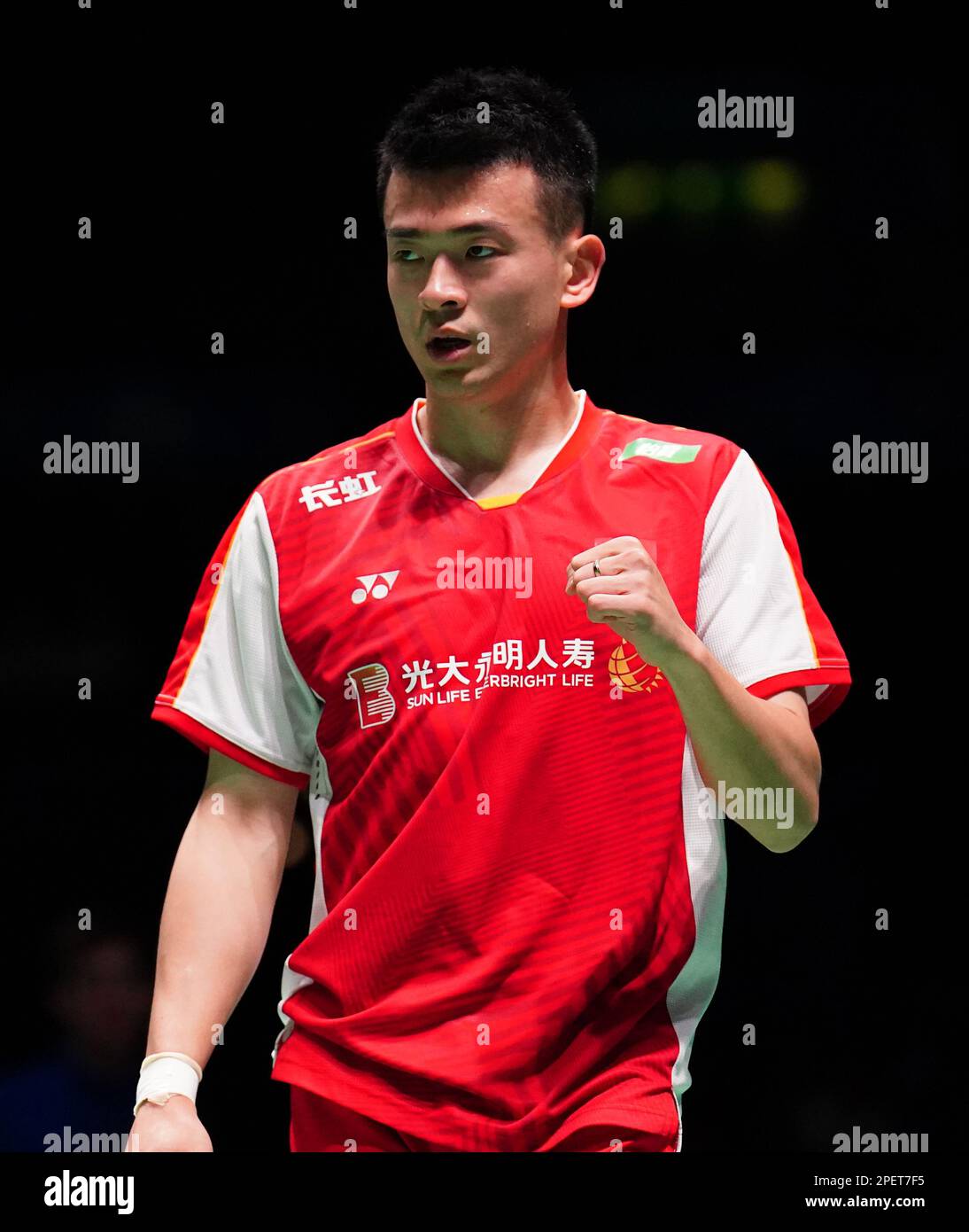 China's Zheng Si Wei and Huang Ya Qiong (not pictured) in action ...