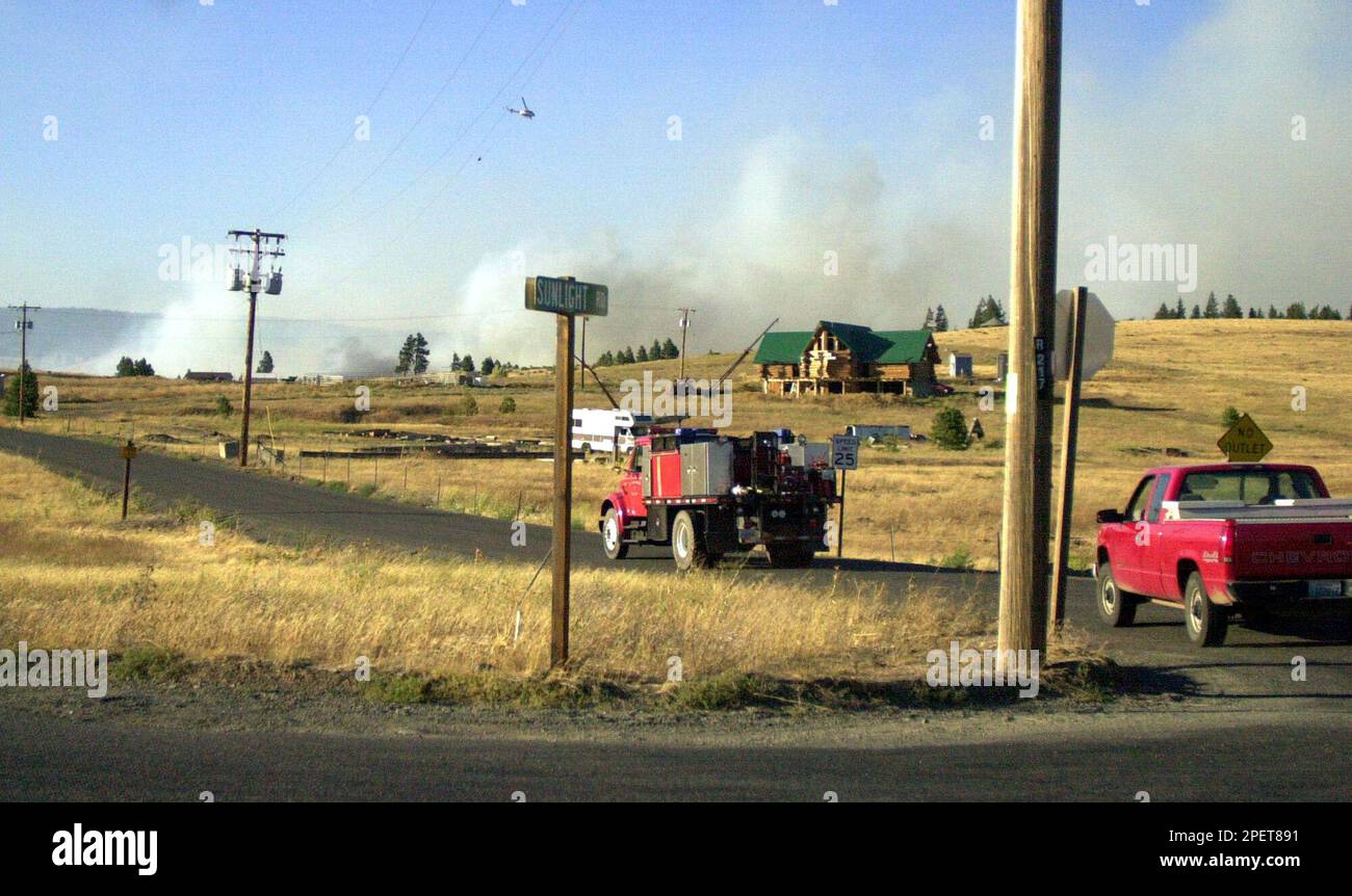 The Cle Elum Fire Department responds to a wildfire Friday, July 30 ...