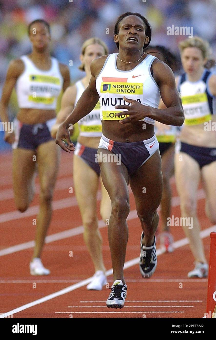 Maria Mutola of Mozambique as she wins the womens 800 meter final in 1 ...