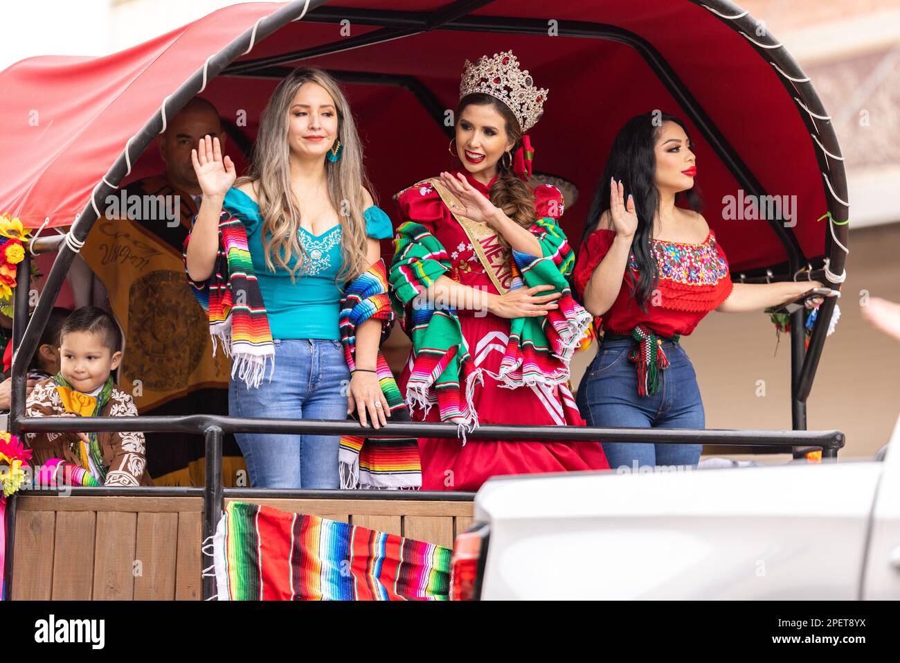 Brownsville, Texas, USA - February 26, 2022: Charro Days Grand ...