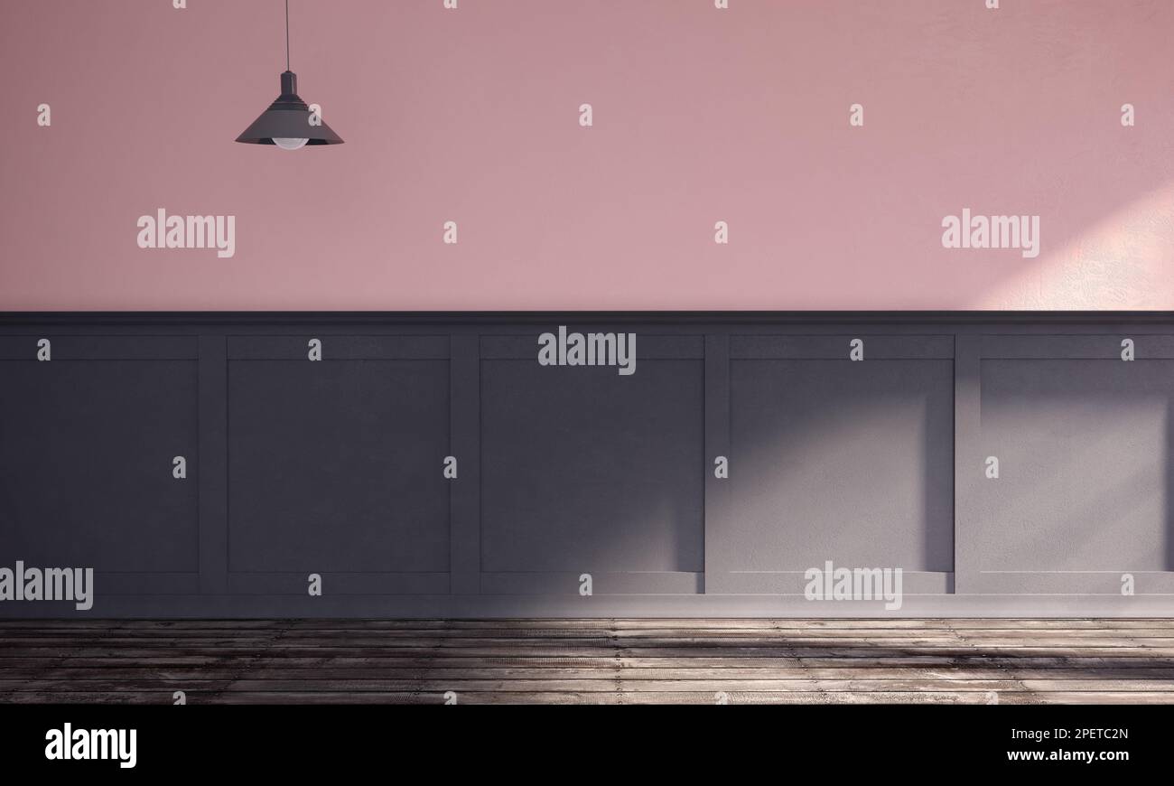 3d rendering illustration of colorful modern interior on sunny morning ...