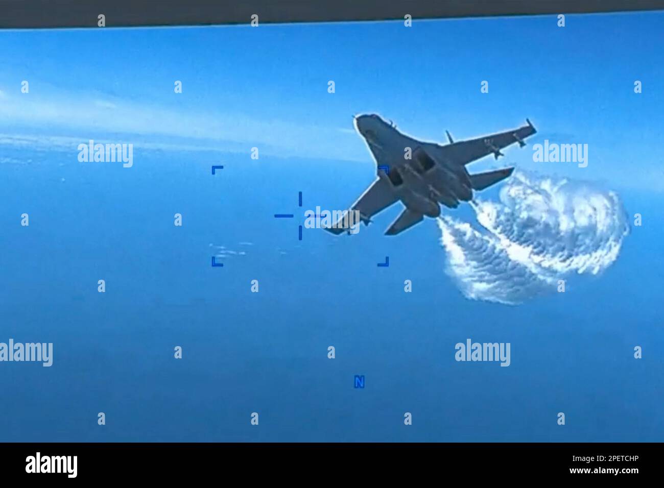 Washington, United States. 16th Mar, 2023. Two Russian Su-27 aircraft ...