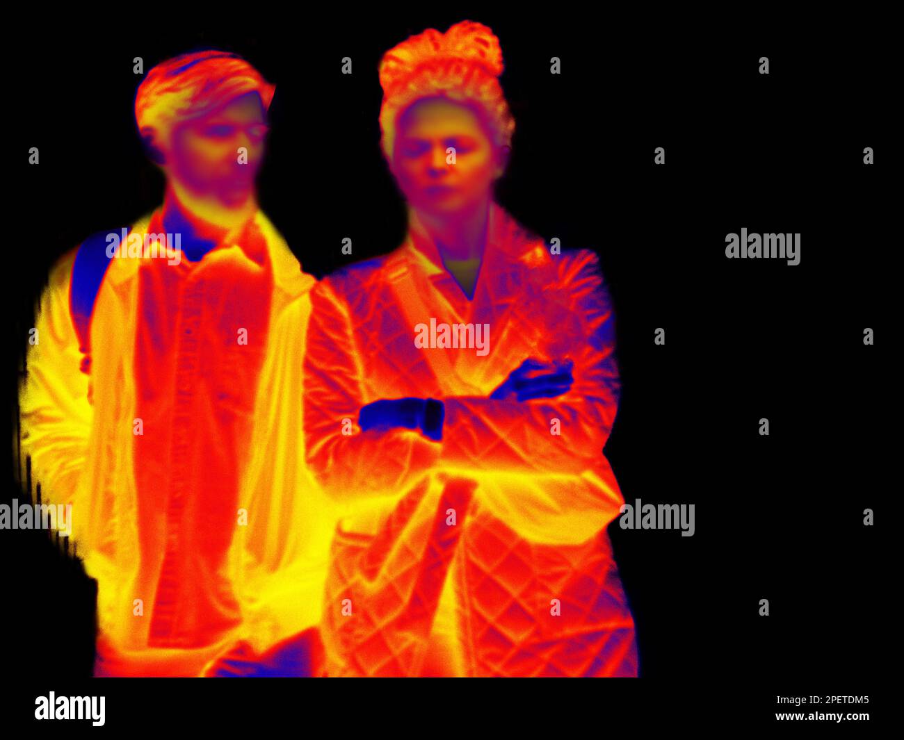 Fashionably dressed independent bourgeois (middle class) of the 20th ...