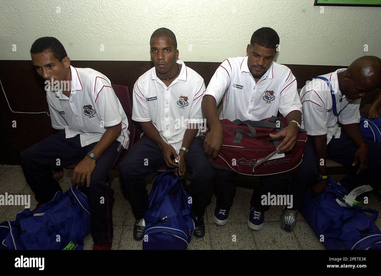 From left to right: Panamanian players Gary Ramos, Luis Henriquez, Luis ...