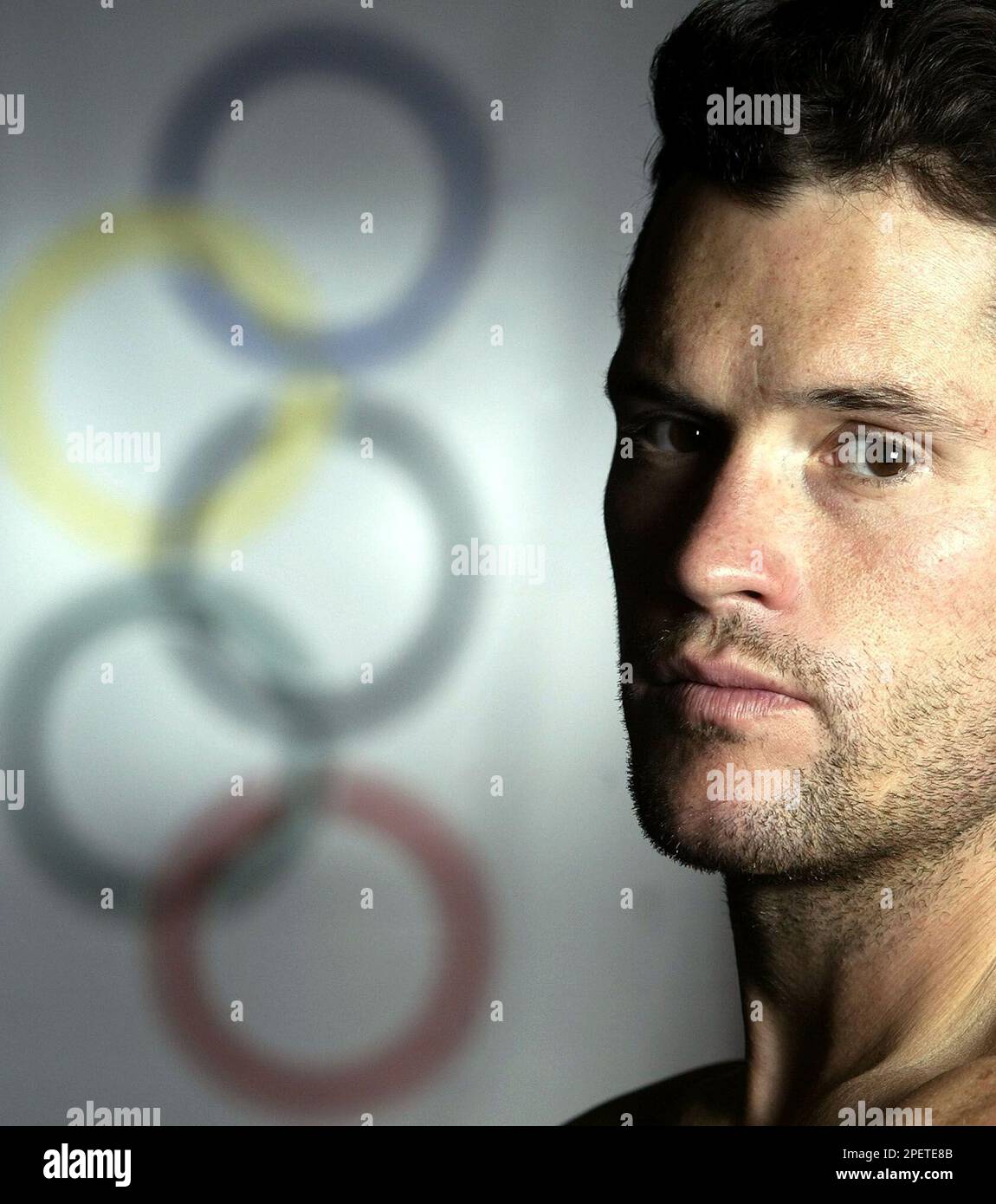 ** ADVANCE FOR JULY 31-AUG 3 ** Olympic gymnast Blaine Wilson poses at ...