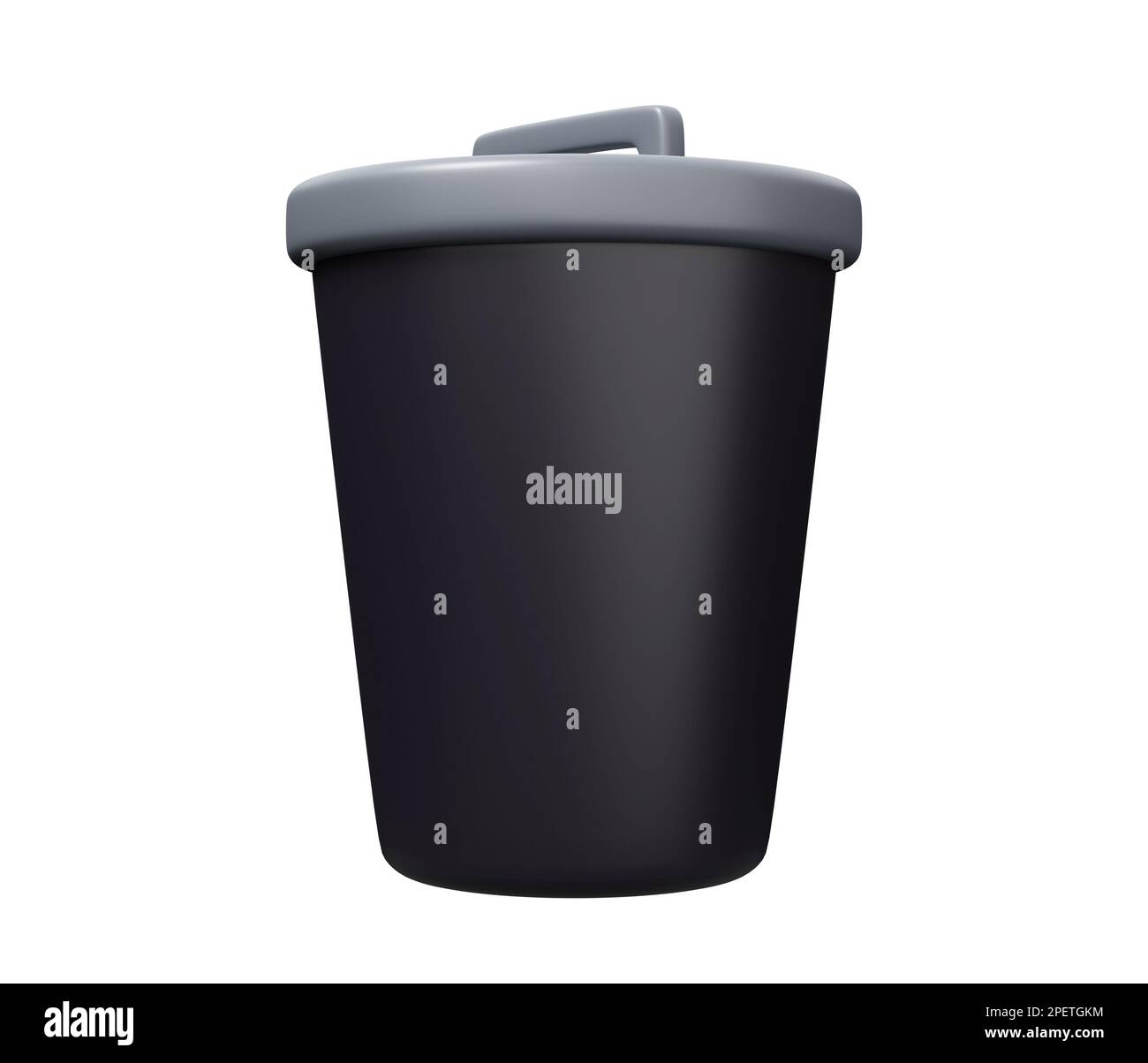 trash can 3d icon Stock Photo - Alamy