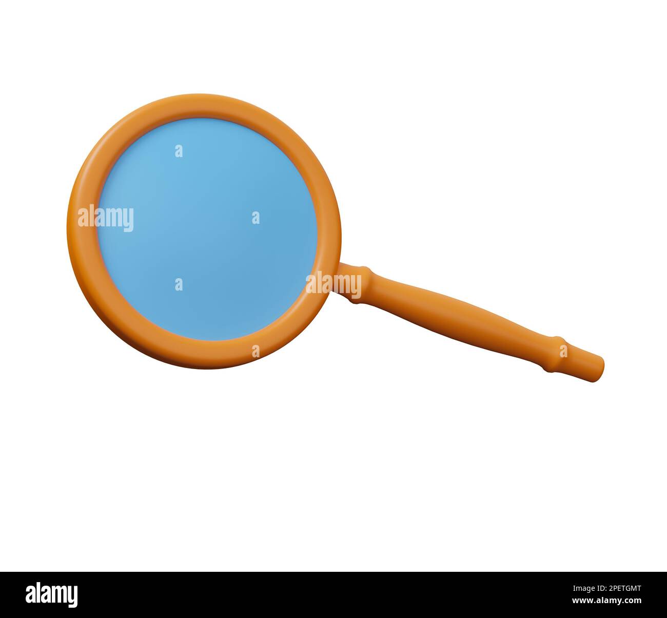 Magnifying Glass 3d icon Stock Photo - Alamy