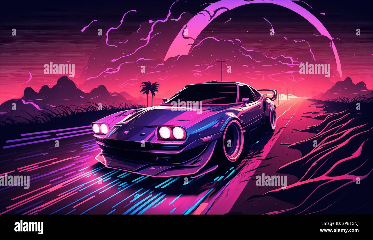 Retro futuristic art hi-res stock photography and images - Alamy