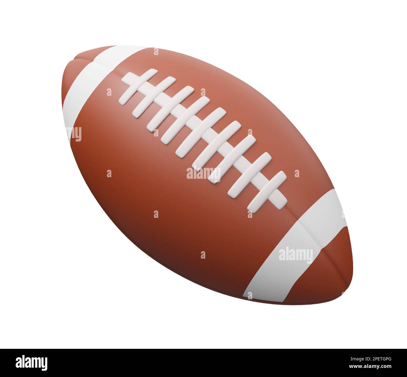 rugby ball 3d icon Stock Photo - Alamy