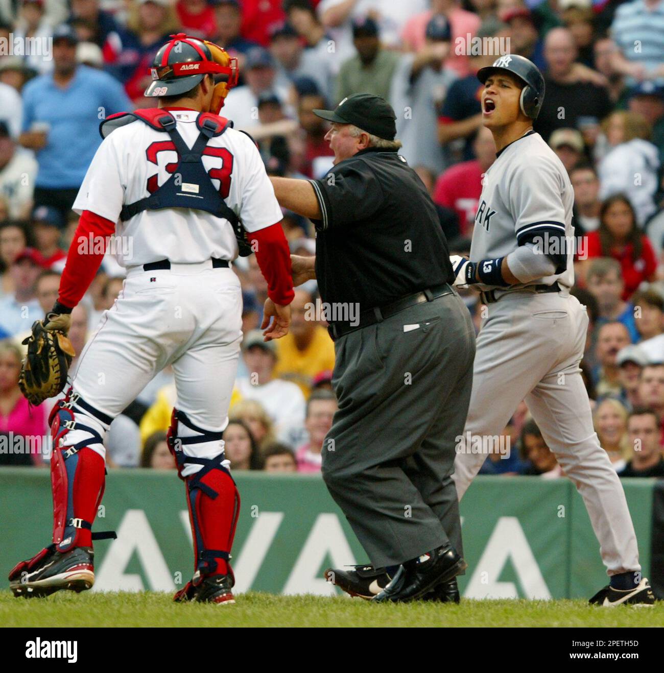 Jason Varitek Alex Rodriguez Fight