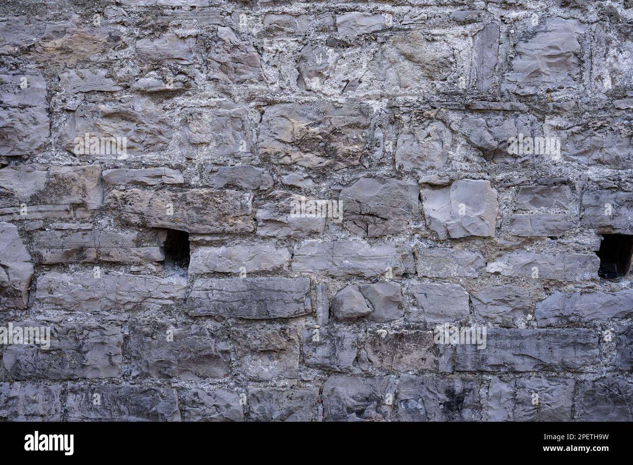 Stone wall structure of an old house Stock Photo - Alamy