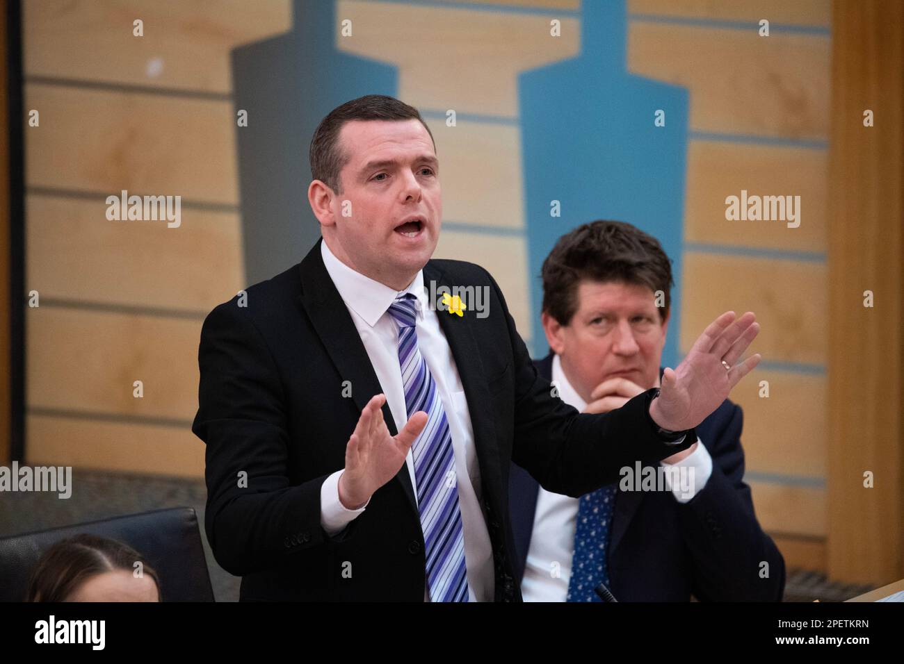 Edinburgh, Scotland, UK. 16th Mar, 2023. PICTURED: Douglas Ross MSP ...