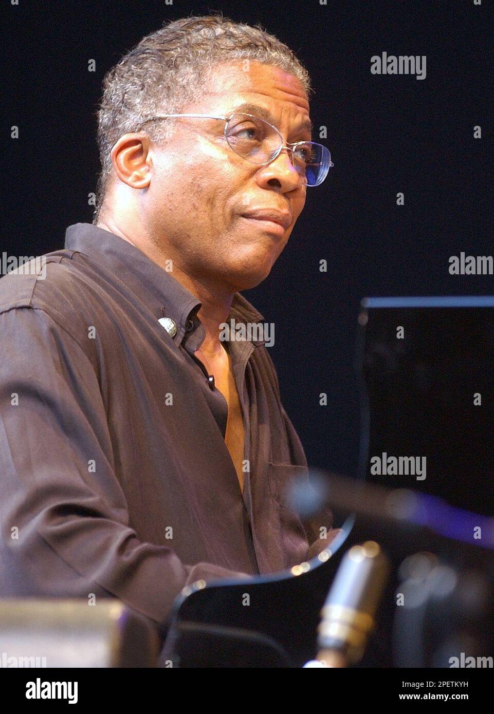 U.S. jazz musician Herbie Hancock performs during the Live at Sunset ...