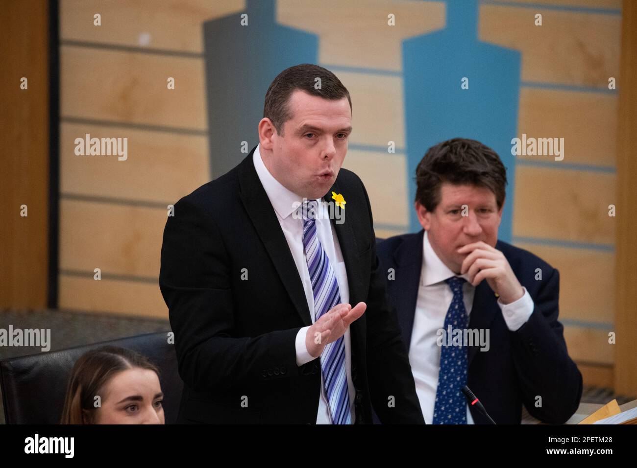 Edinburgh, Scotland, UK. 16th Mar, 2023. PICTURED: Douglas Ross MSP, Scottish Conservative ...