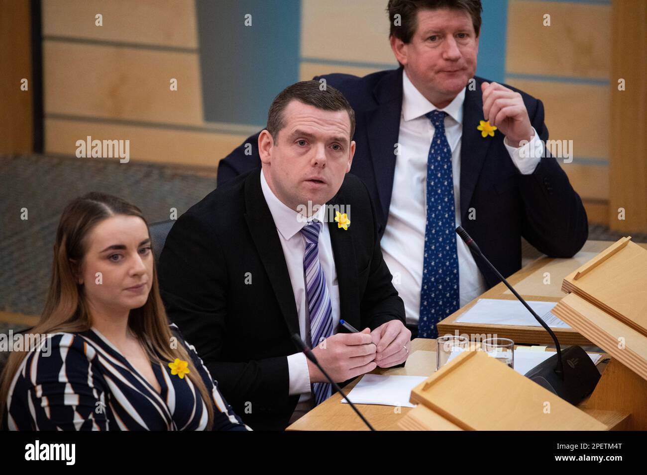 Edinburgh, Scotland, UK. 16th Mar, 2023. PICTURED: Douglas Ross MSP ...