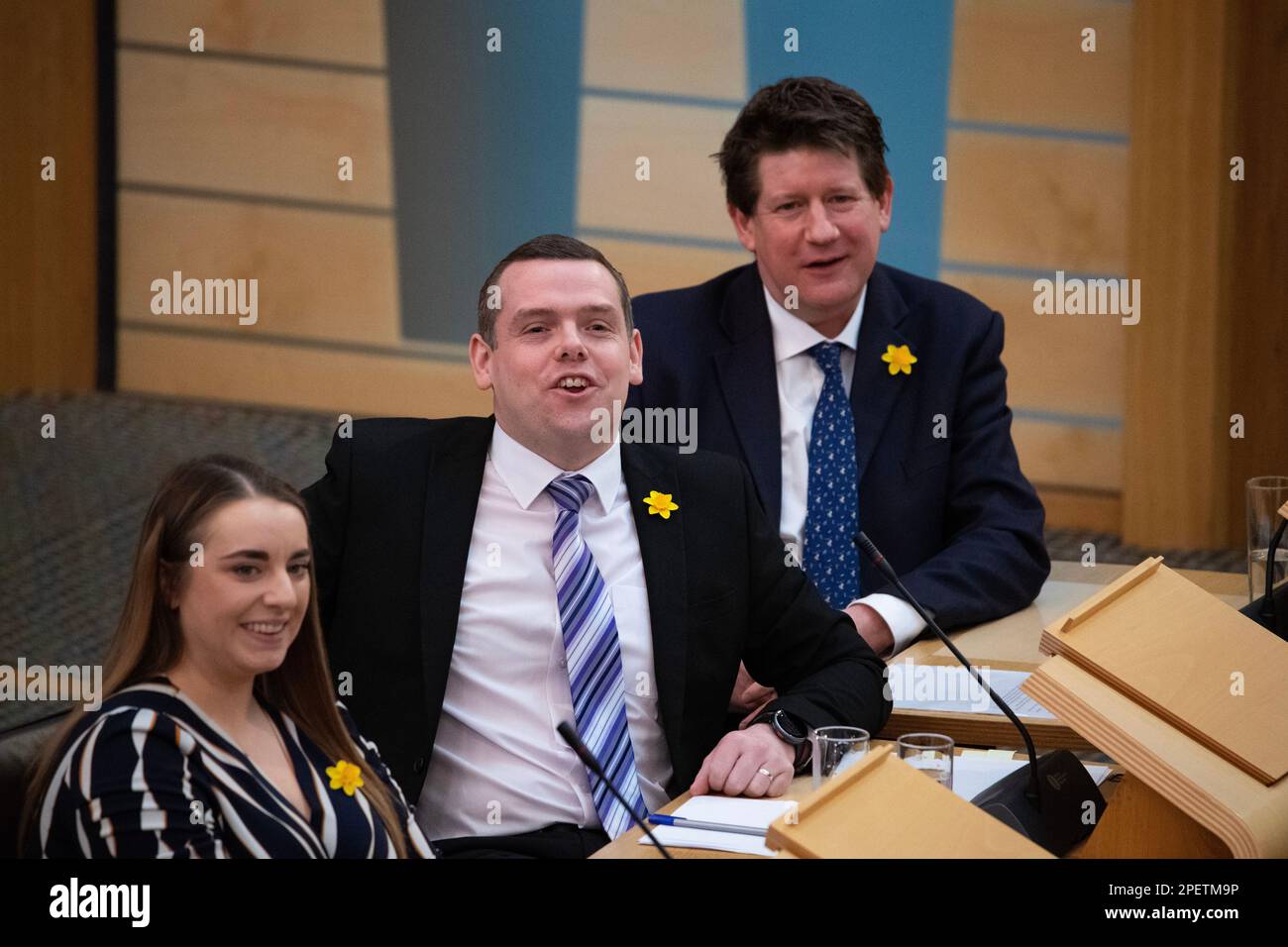 Edinburgh, Scotland, UK. 16th Mar, 2023. PICTURED: Douglas Ross MSP, Scottish Conservative ...