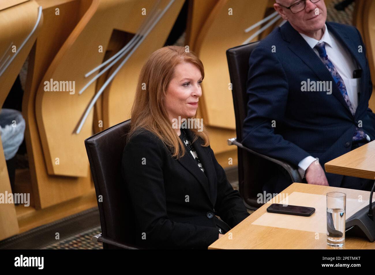 Edinburgh, Scotland, UK. 16th Mar, 2023. PICTURED: Ash Regan MSP ...