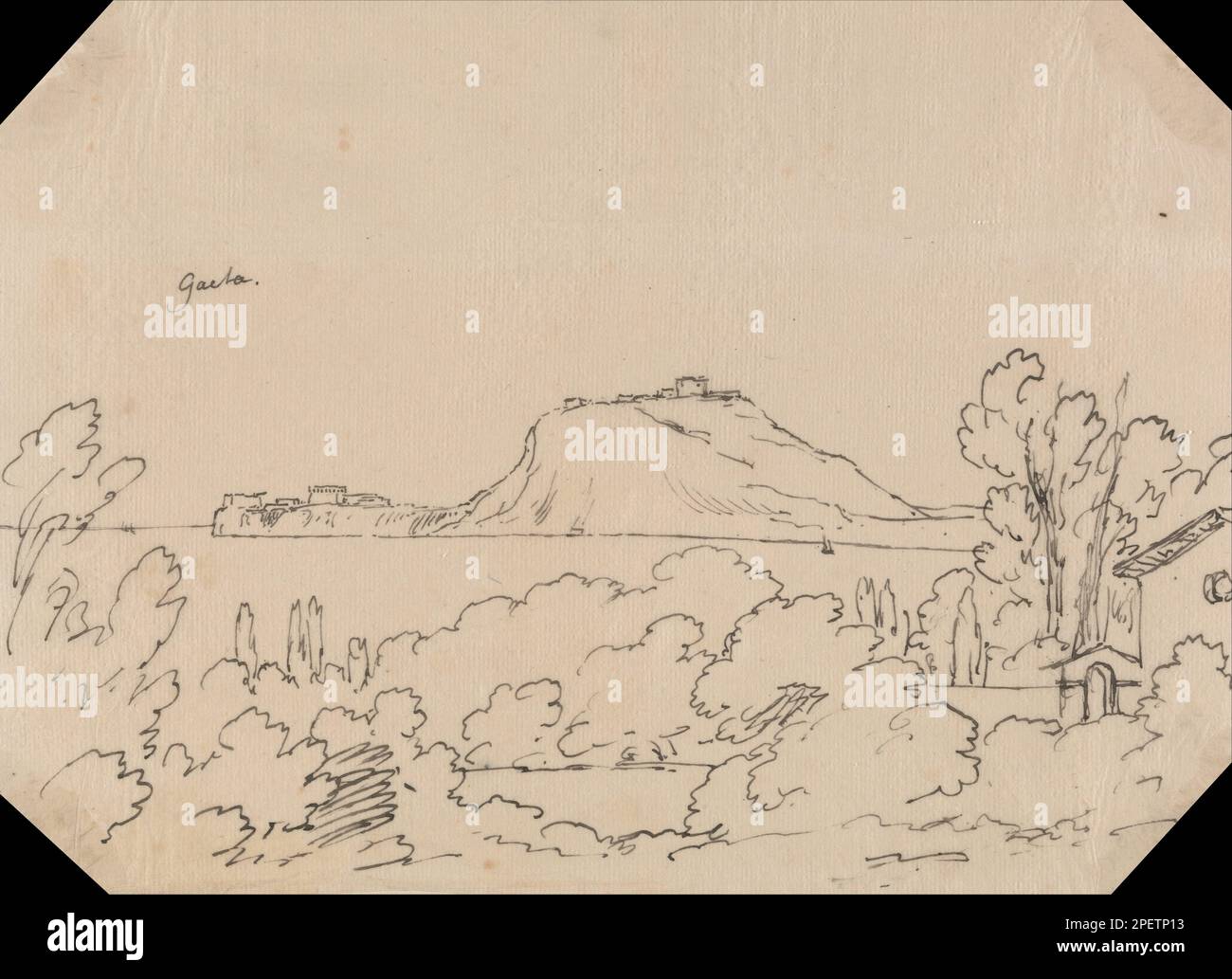 Gaeta by John Robert Cozens Stock Photo - Alamy