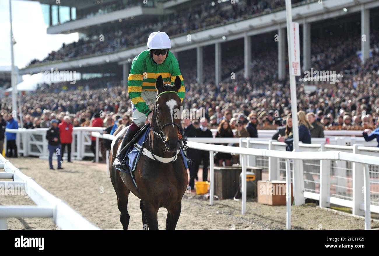 Race 2 The Sporting Life Arkle Trophy Jonbon ridden by Aidan Coleman ...