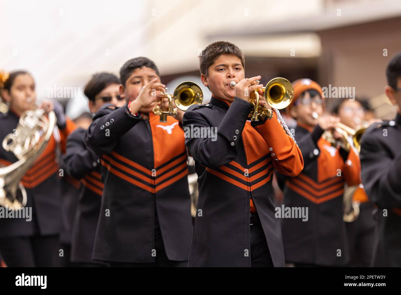 Brownsville, Texas, USA - February 26, 2022: Charro Days Grand ...
