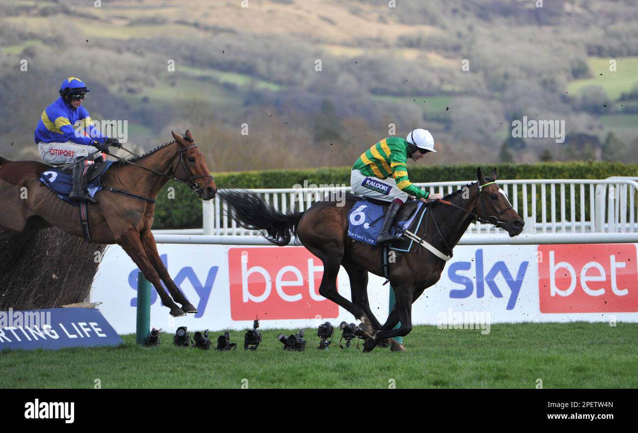 Race 2 The Sporting Life Arkle Trophy Jonbon ridden by Aidan Coleman ...