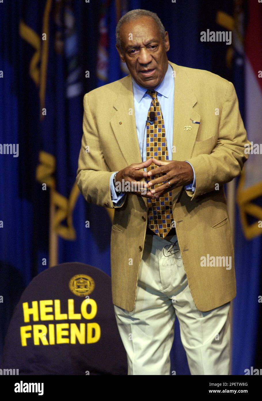 Bill Cosby performs a comedy routine during the 95th annual NAACP ...