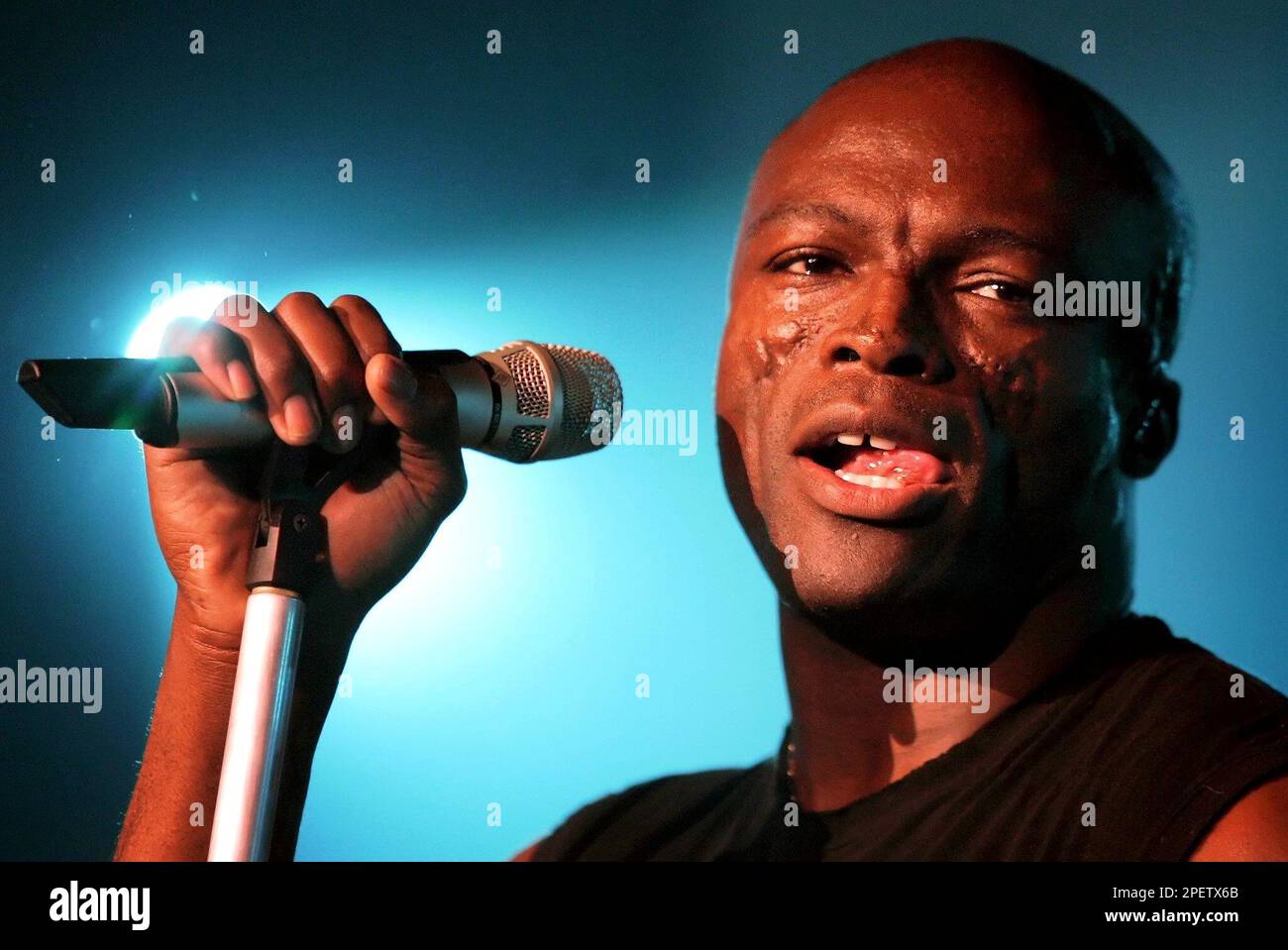 British pop singer Seal performs at the Stravinski stage, during the ...