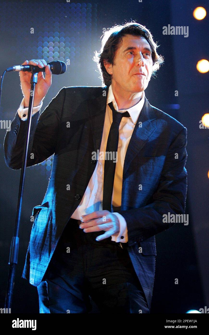 British rock singer and song writer Bryan Ferry performs at the ...