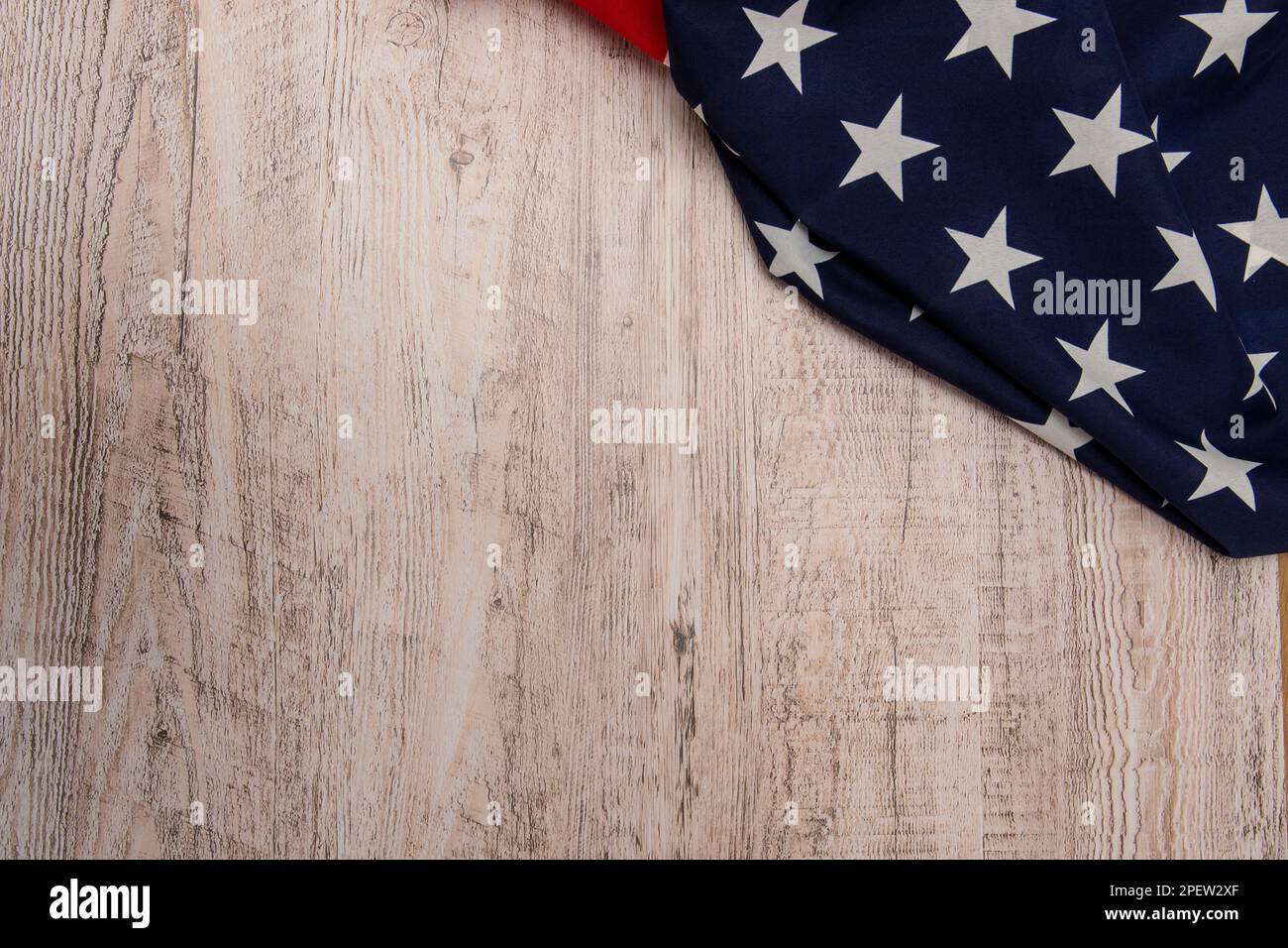 horizontal photo of united states flag stars in upper right corner on ...