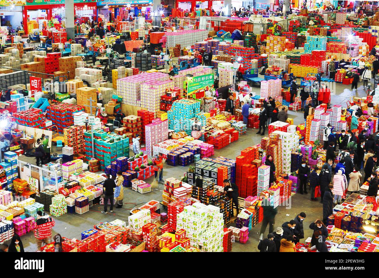 Beijing, China's Zhejiang Province. 17th Jan, 2023. Consumers purchase ...