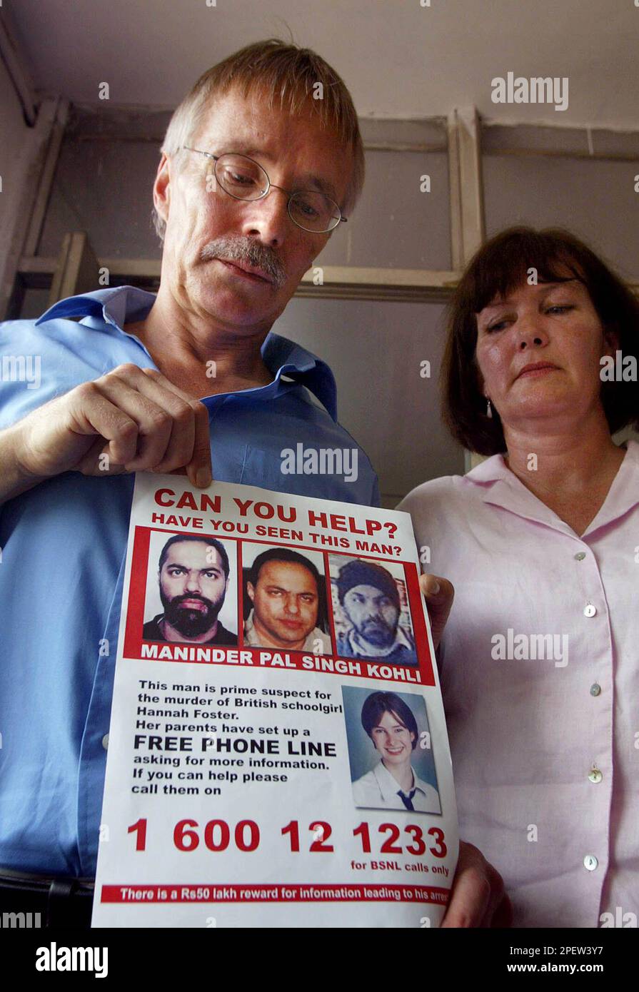 British couple Hilary and Trevor Foster, parents of murdered 17-year ...