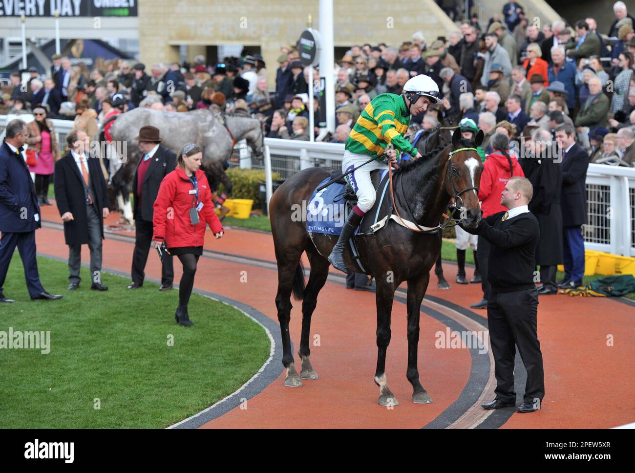 Race 2 The Sporting Life Arkle Trophy Jonbon ridden by Aidan Coleman ...