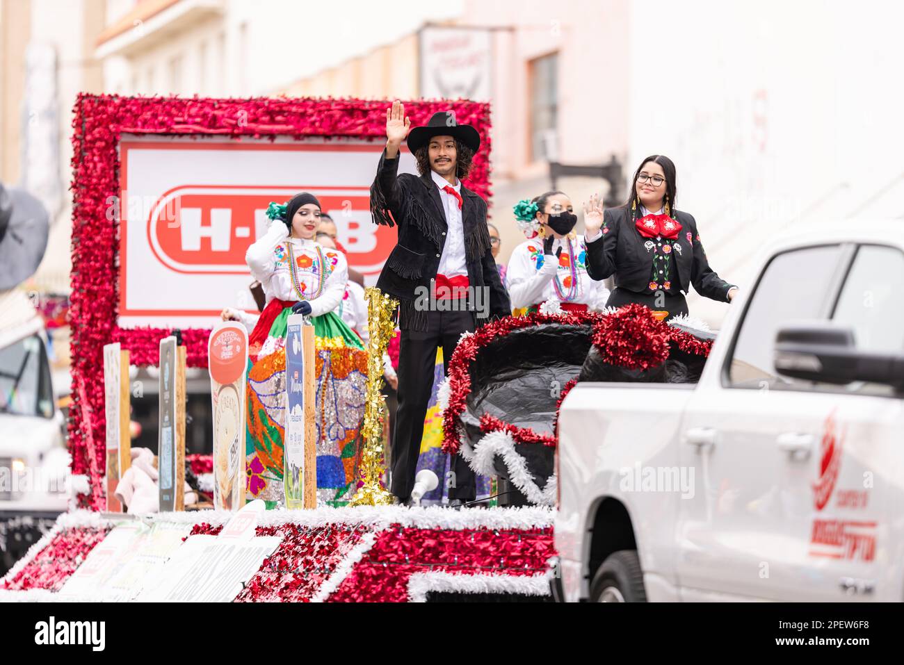 Brownsville, Texas, USA - February 26, 2022: Charro Days Grand ...