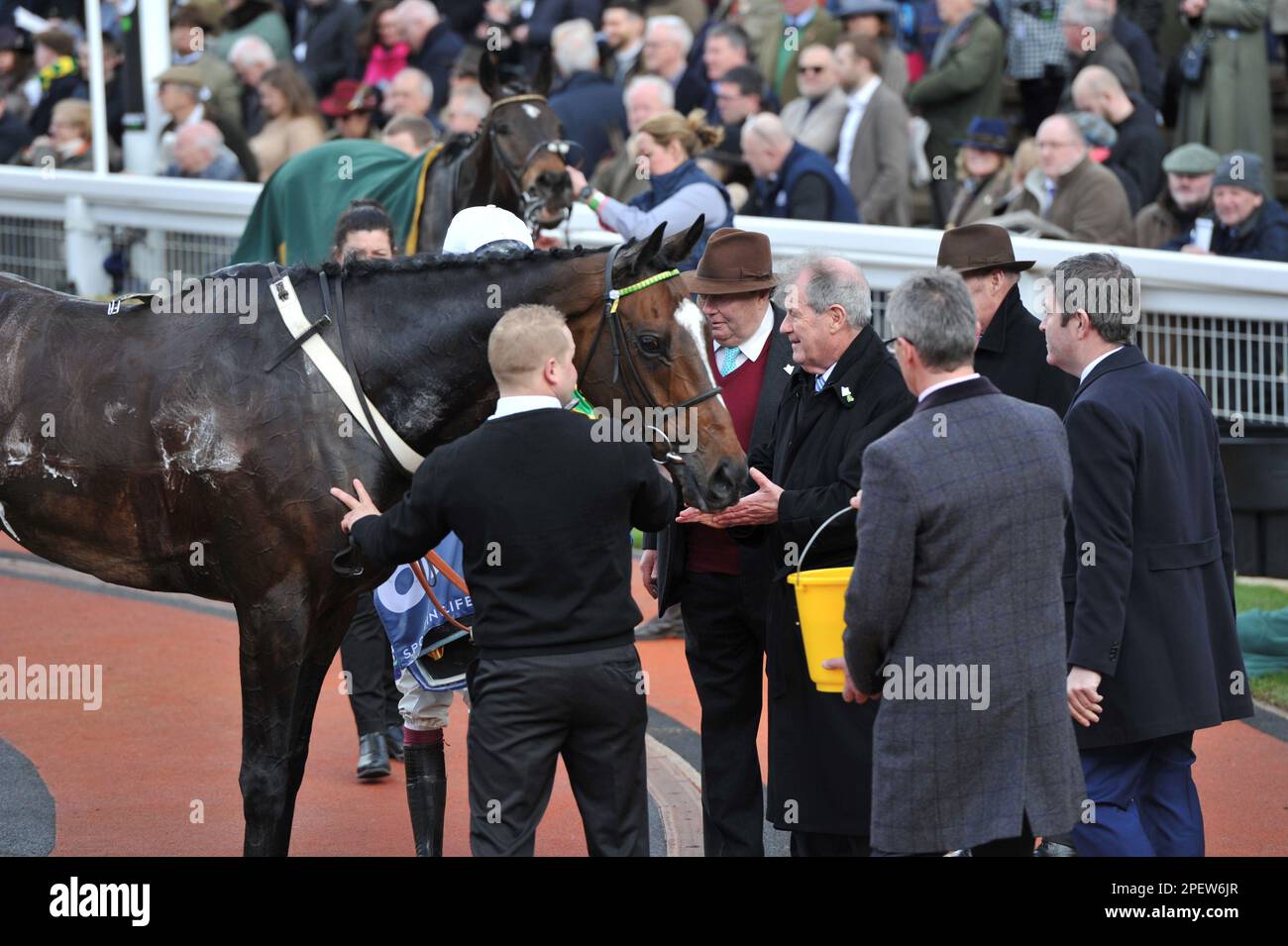 Race 2 The Sporting Life Arkle Trophy Jonbon ridden by Aidan Coleman ...