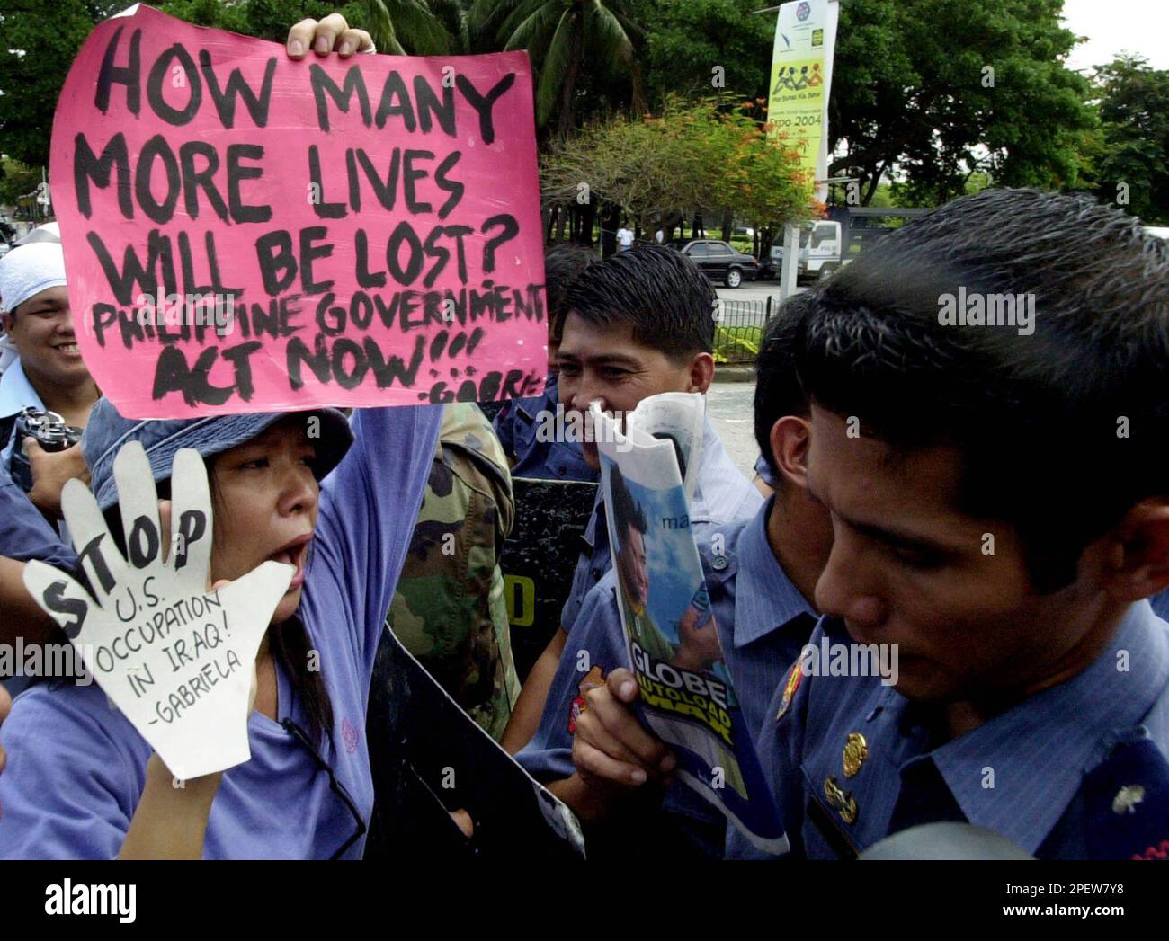 A protester shouts slogans during a rally to draw synpathy to the fate ...