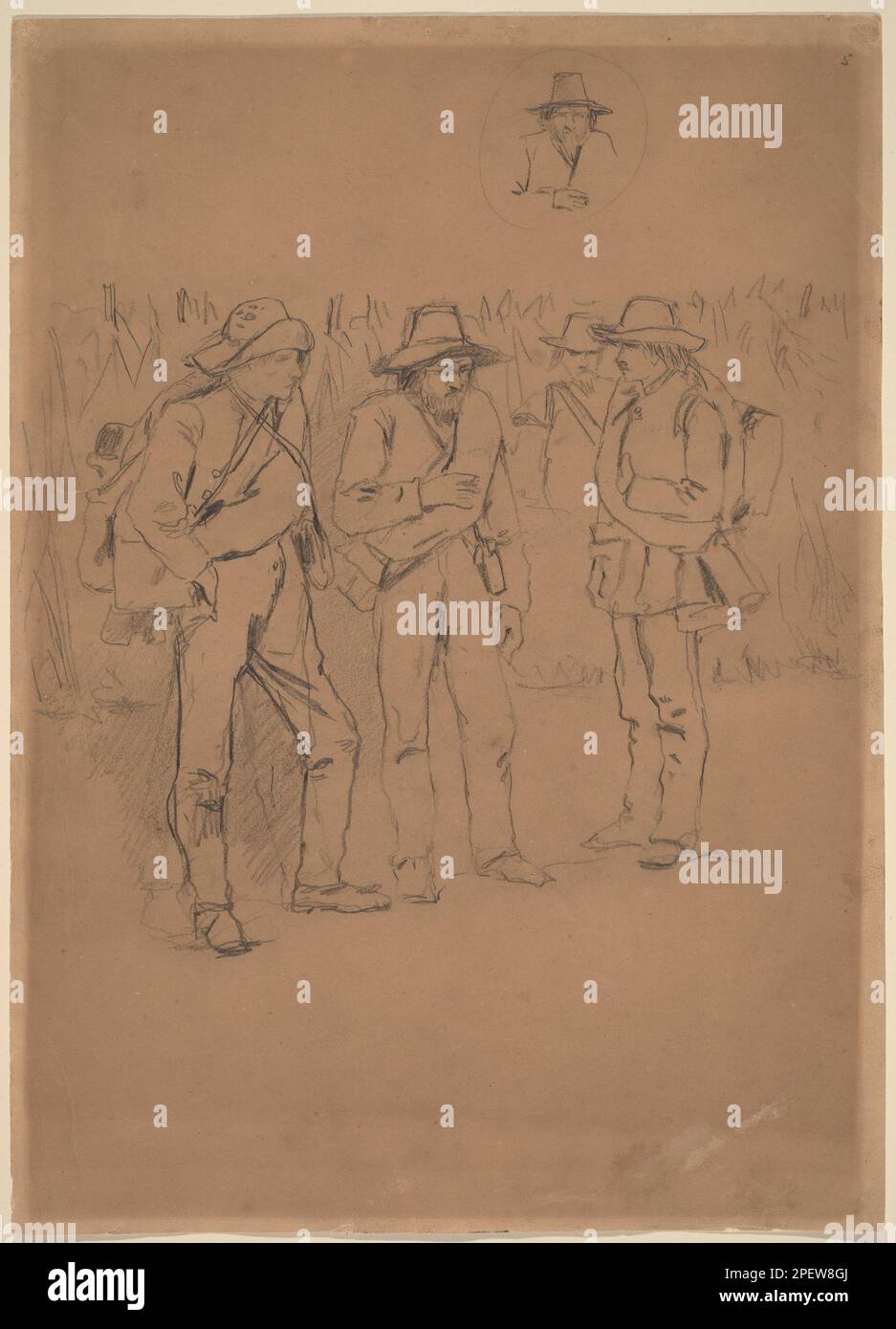 Prisoners of War, 1864 by Winslow Homer Stock Photo - Alamy