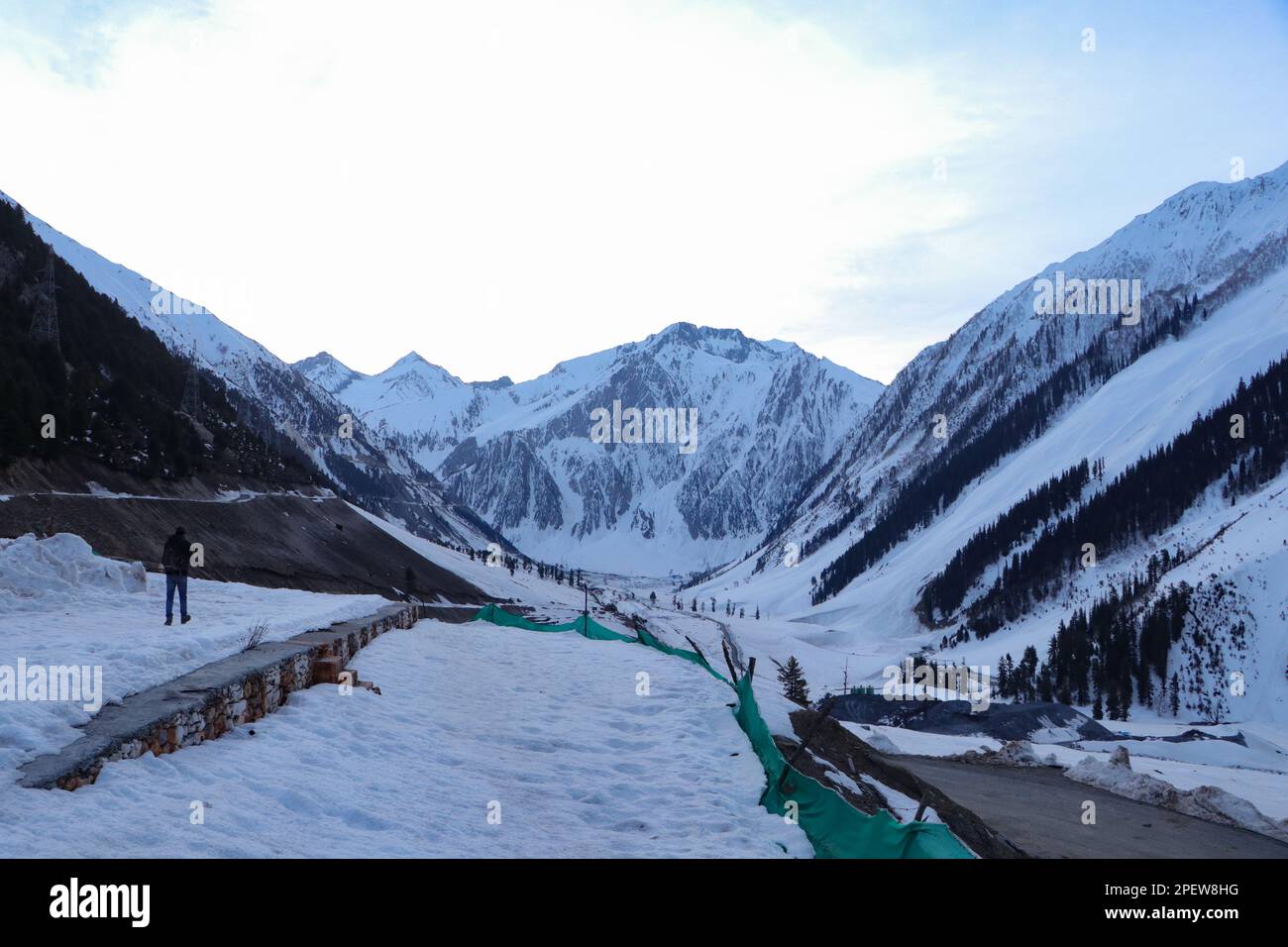 Ladakh, Kargil, India. 16th Mar, 2023. A view of Himalayan Zoji La Pass ...