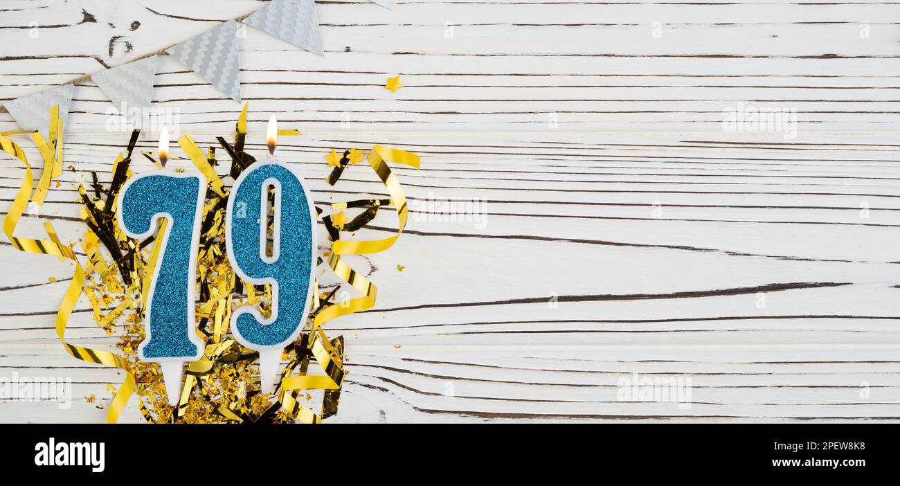 79th birthday hi-res stock photography and images - Alamy