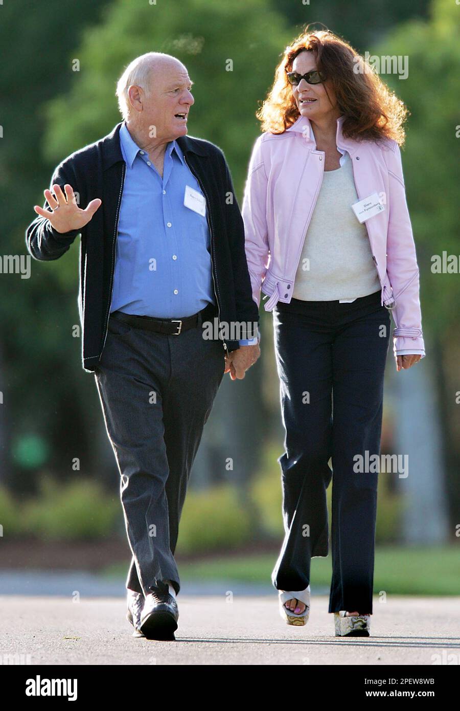 InterActiveCorp's Barry Diller and his wife, Diane von Furstenberg ...