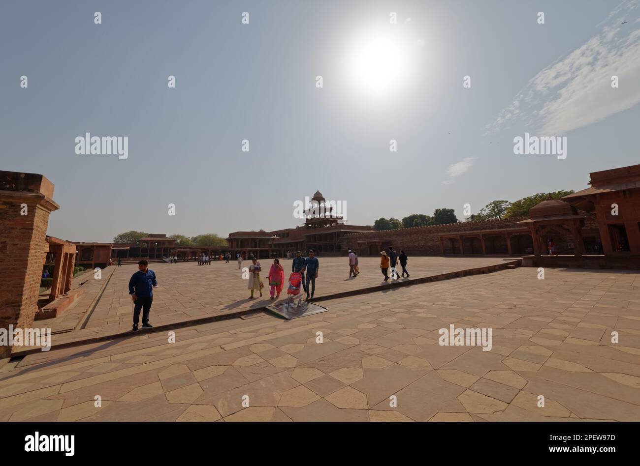 Panch Mahal historical place in Uttar Pradesh India Stock Photo - Alamy