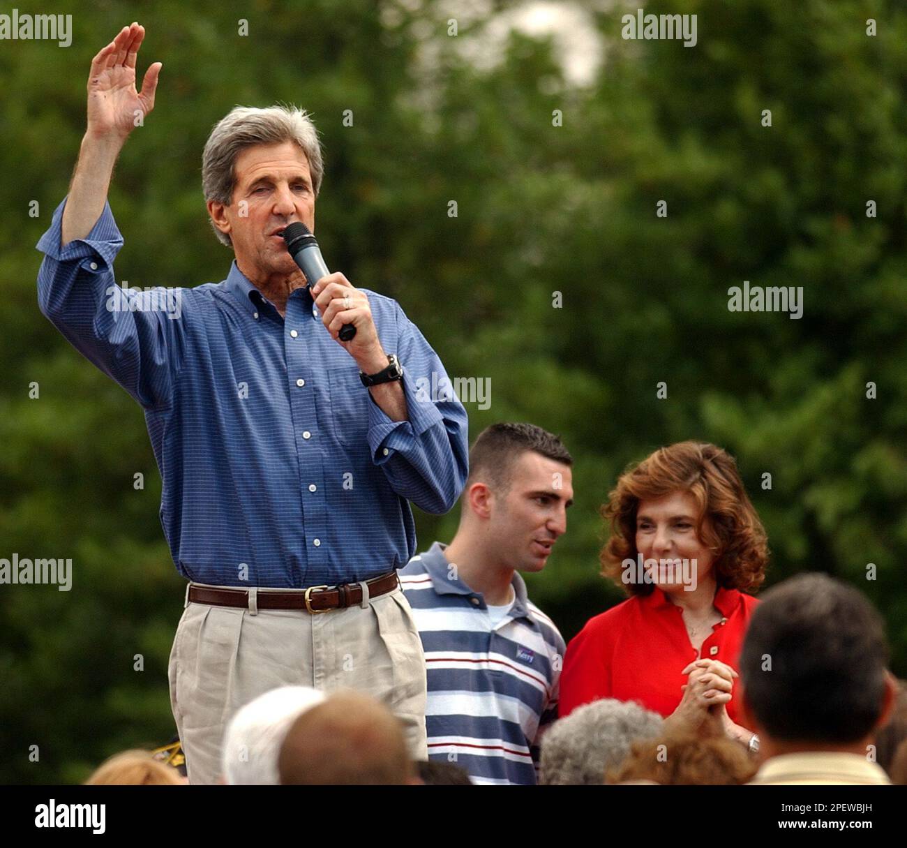 Presidential hopeful Sen. John Kerry, D-Mass., speaks at an ...