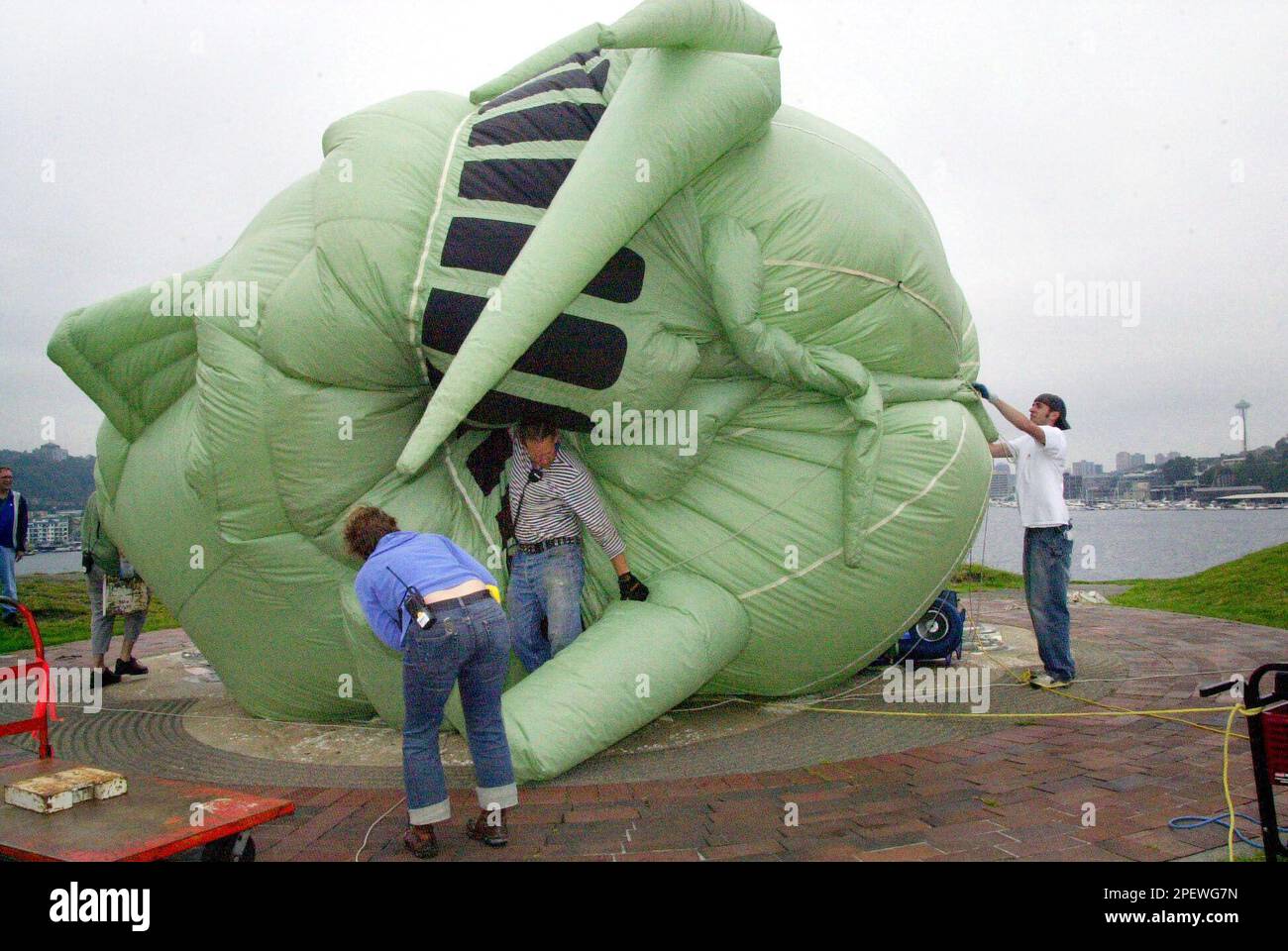 Katie Davis, left front, Shawn Landis, center, and James Bowerman, far ...