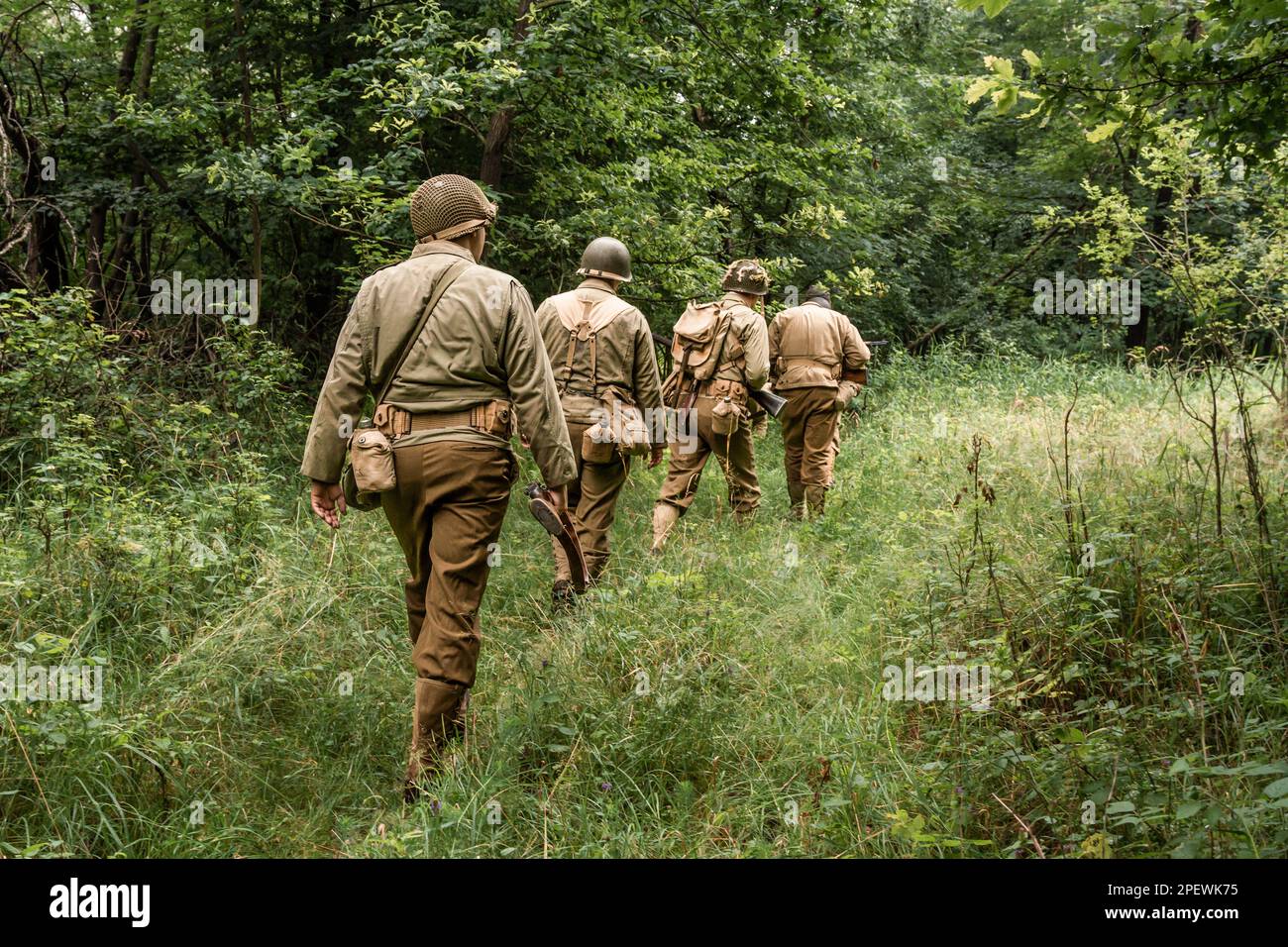 Porabka, Poland – July18, 2020 : Historical reeneactors dressed As ...