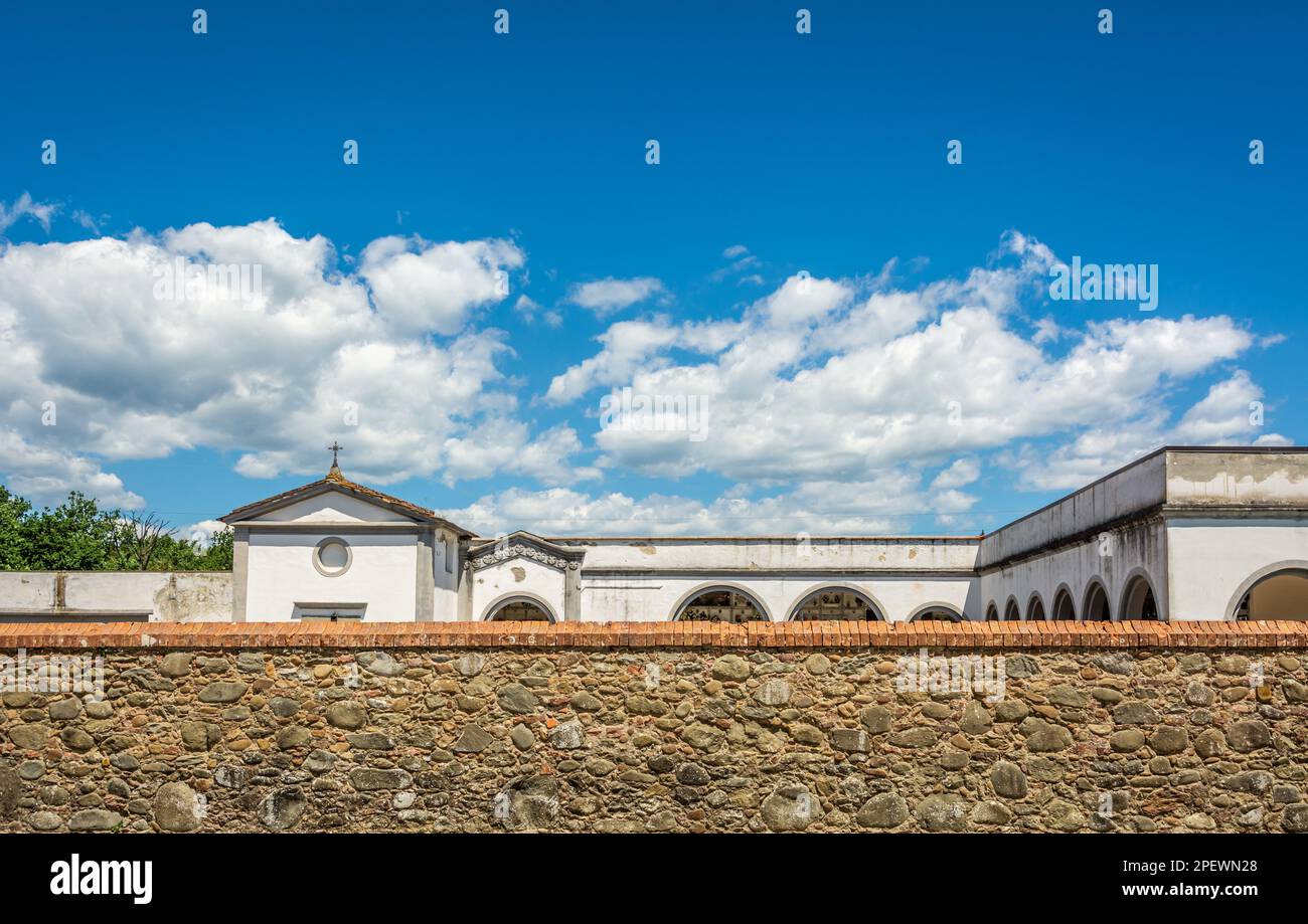 cemetery of San Pietro abbey at Badia Pozzeveri an fraction of the ...