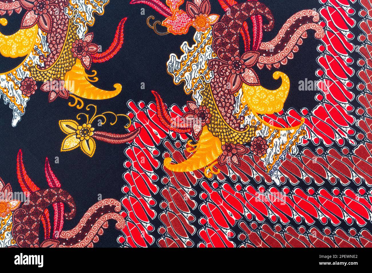 Traditional Batik Sarong Pattern Background Stock Photo - Alamy