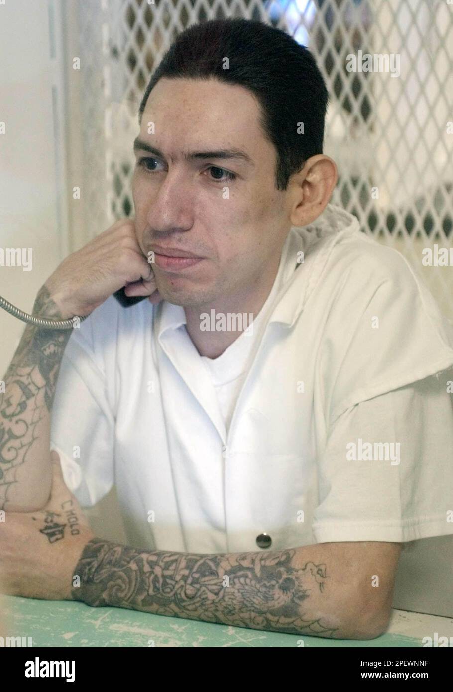 Texas death row inmate Mauro Barraza is shown during an interview ...
